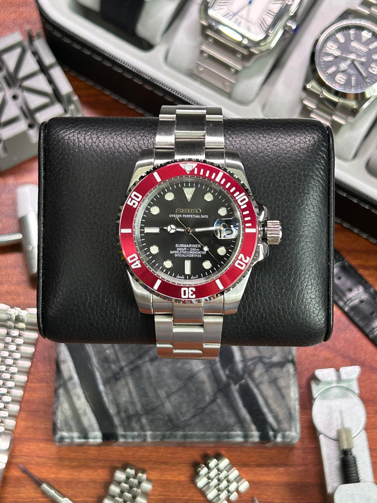 SEIKO MOD ROLEX SUBMARINER – INSPIRED BY TUDOR BLACK BAY – The Watch ...